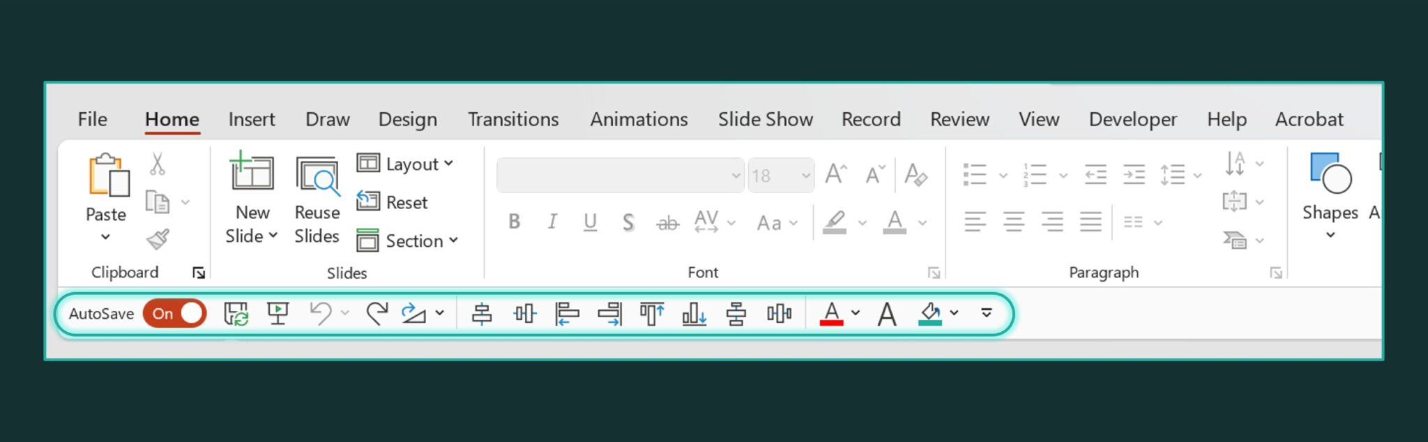 Download free PowerPoint quick access toolbar file to work faster