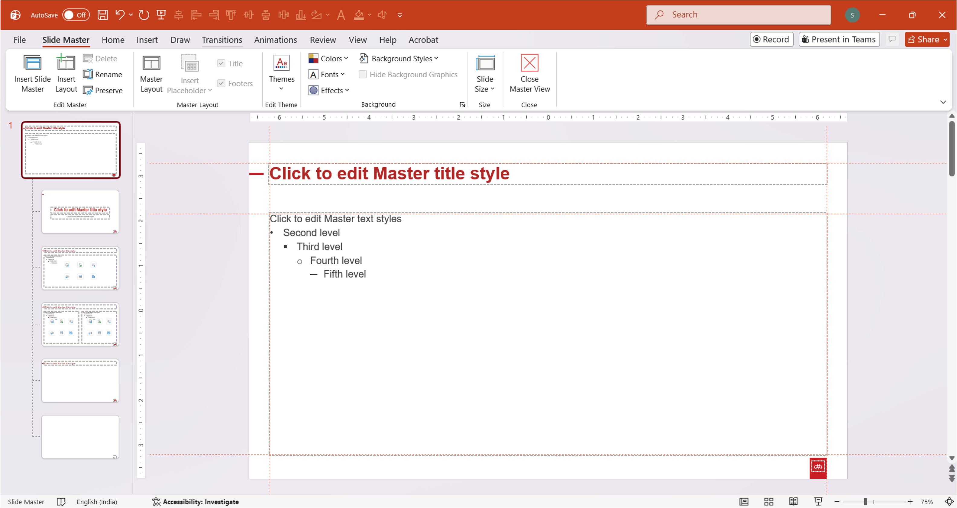 How to turn on safe margins and guides in PowerPoint